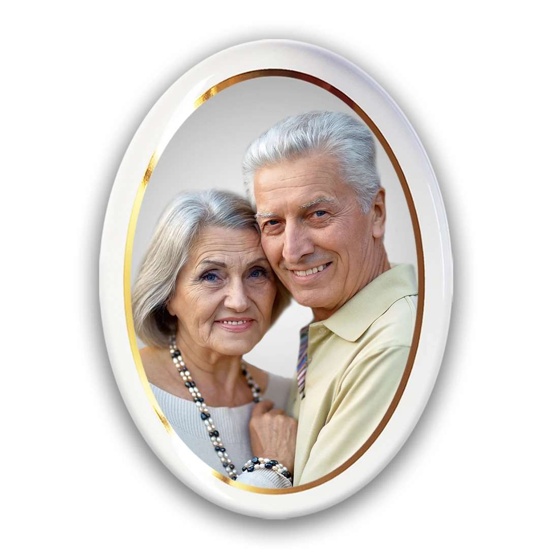 OVAL GRABBILD FOTO GRAB WETTERFEST | Porzellanbilder Werkstatt